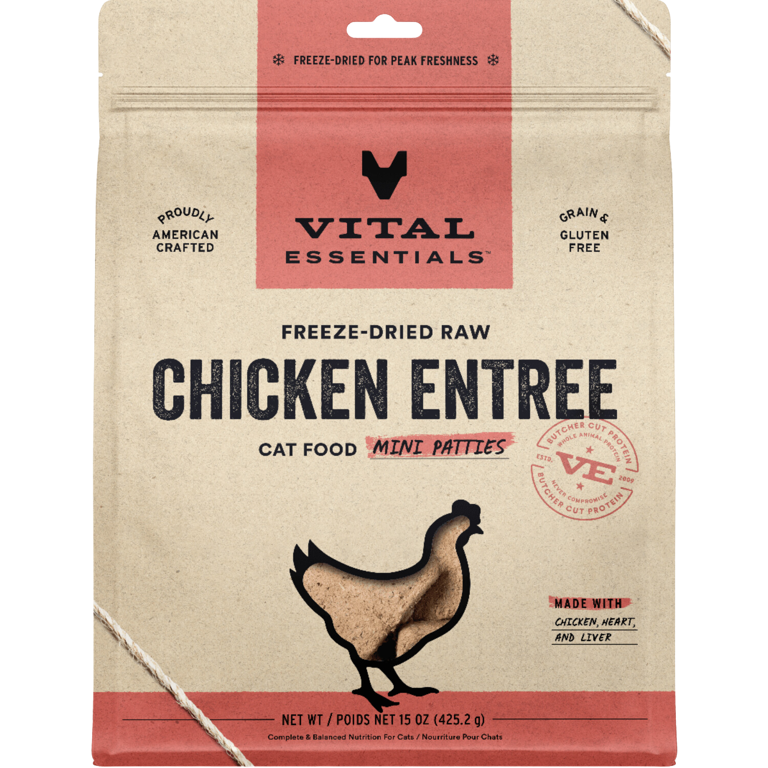 Freeze Dried Cat Food - Chicken Entree - Mini Patties – J & J Pet Club