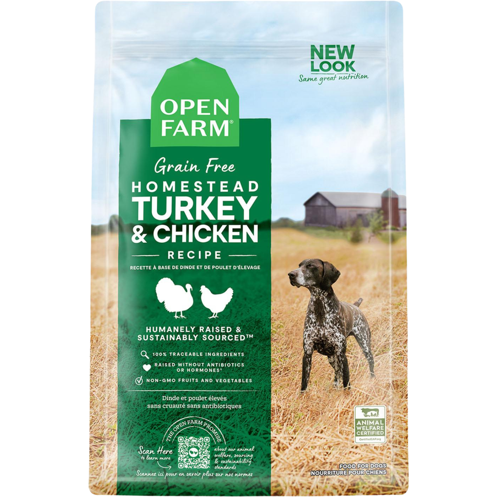 Dry Dog Food - Grain Free Homestead Turkey & Chicken Recipe – J & J Pet ...