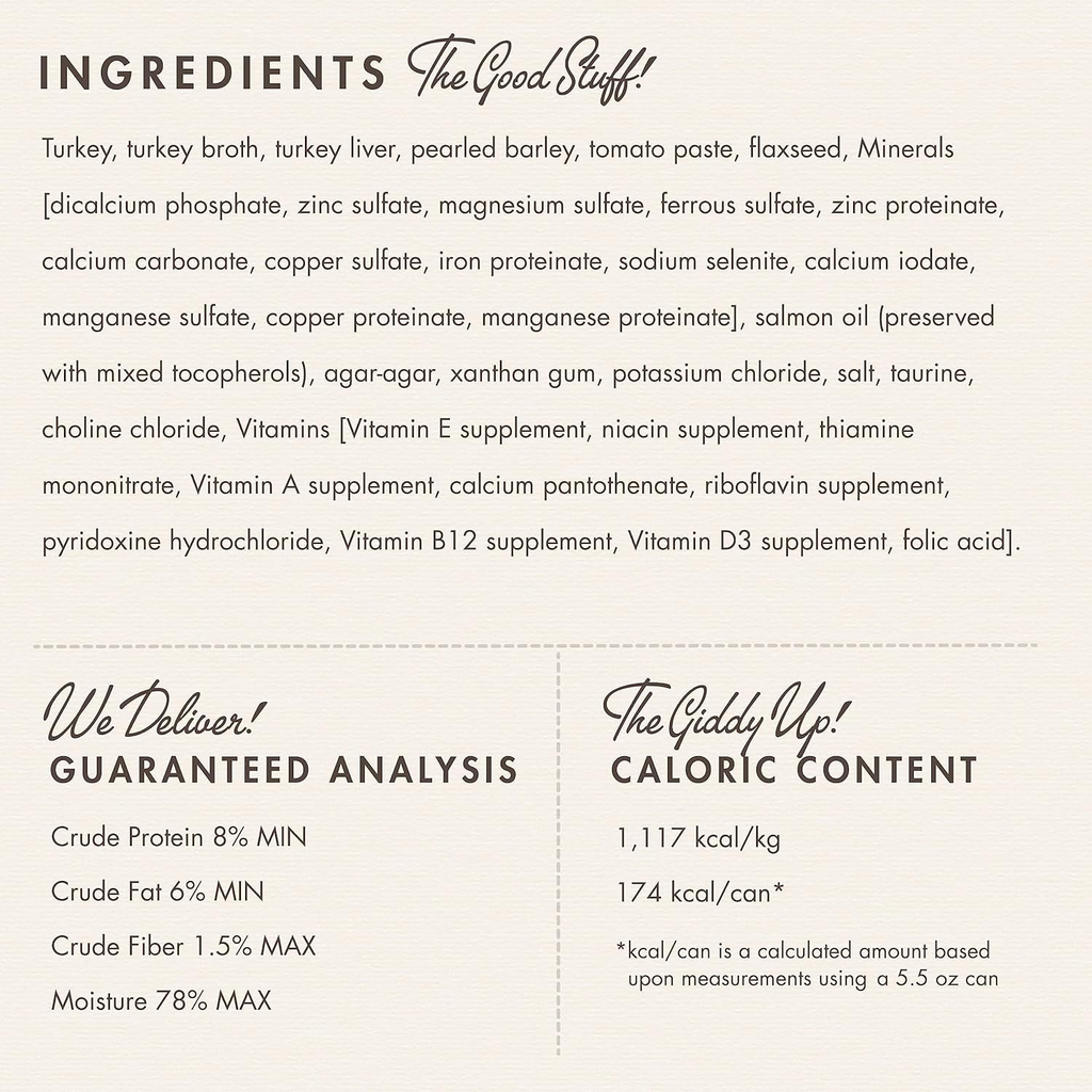 Canned Cat Food - FOUR STAR - Turkey Pâté – J & J Pet Club