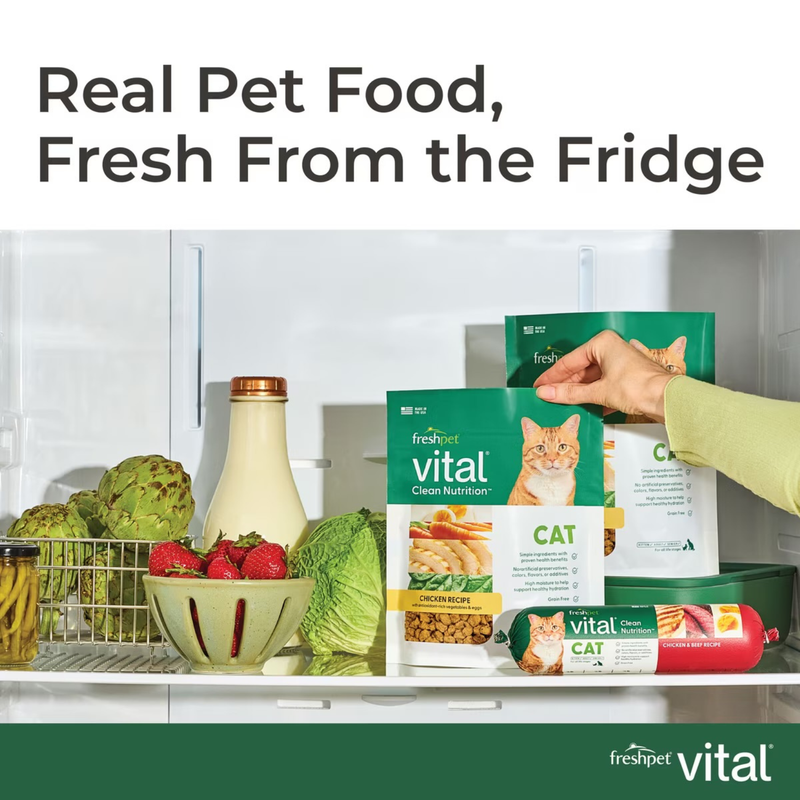 Cooked Cat Food - VITAL, Grain Free Chicken Recipe with Antioxidant ...