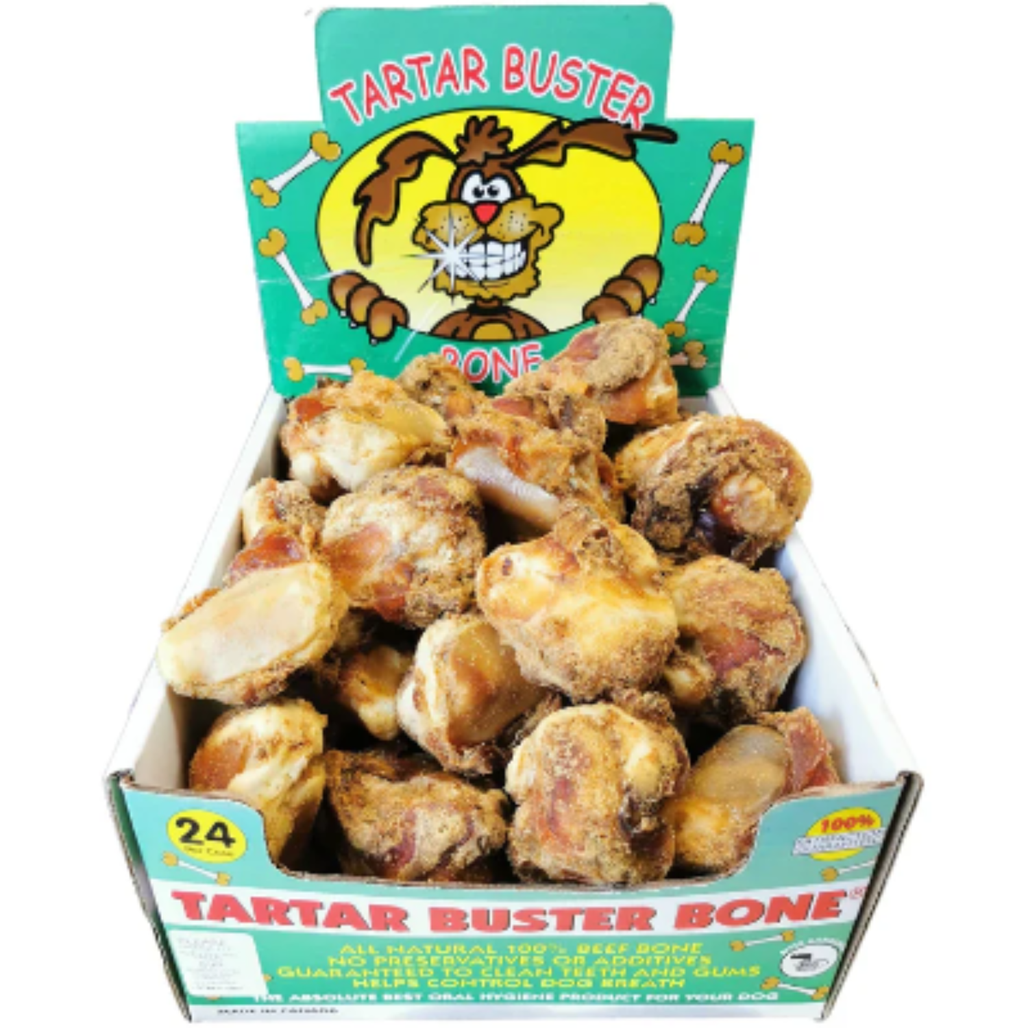 Dog Dental Chews - Petz Gourmet Tartar Buster Bone - Beef Knee Cap – J ...