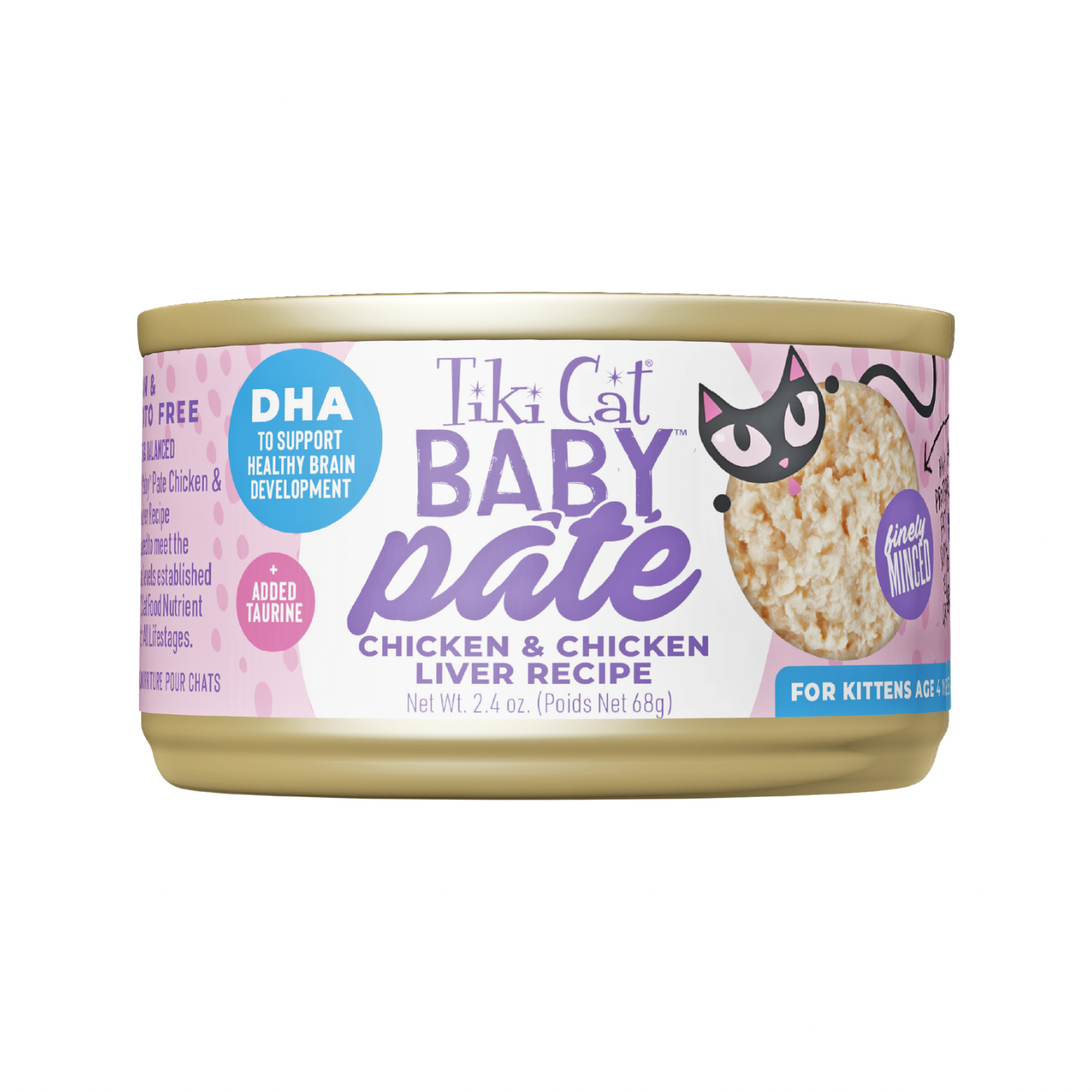 Canned Cat Food - BABY Pâté - Chicken & Chicken Liver - Kitten – J & J ...