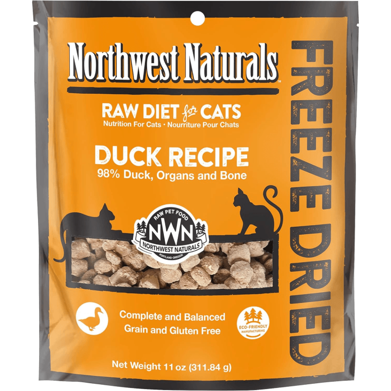 Freeze Dried Cat Food - Nibbles - Duck Recipe - 11 oz – J & J Pet Club
