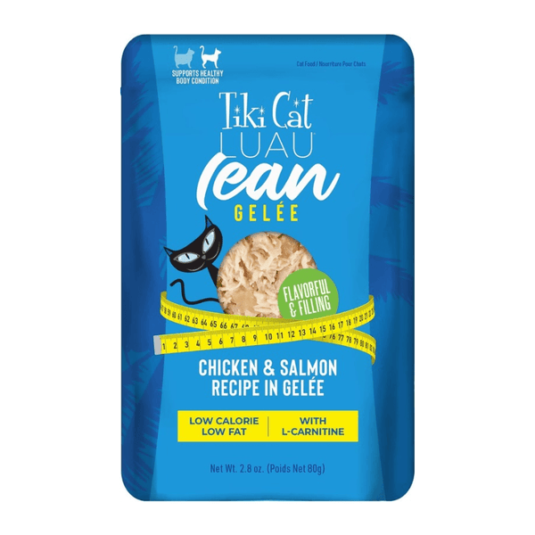 Wet Cat Food - LUAU lean - Chicken & Salmon Recipe in Gelée - 2.8 oz ...