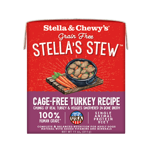 Wet Dog Food - Stella's Stew - Turkey Stew - 11 oz – J & J Pet Club